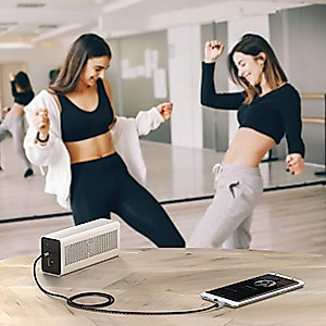 Aux Cord – 8ft– 3.5mm Audio Cable, Designed in Germany with Break-Proof Metal Plug (Headphone Cable & aux Cable for iPhone/car/Laptop, Auxiliary Cord, 3.5mm Male to Male, Nylon) – by CableDirect