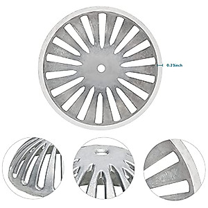 3 Pack Floor Sink Strainer Floor Drain Strainer Heavy Duty Aluminum Dome Sink Drain Strainer Floor Drain Cover for Kitchen, Bar, Outdoor Garden or Bath 5-1/4" Diameter x 2-1/4"H