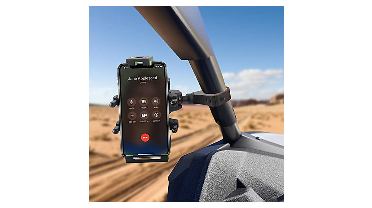 BIZOCO UTV 360°Adjustable Phone Mount, Mobile Phone Holder with high ...