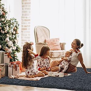 ROYALAY Fluffy Shag Area Rug 9x12 ft Ultra Soft, Extra Large Plush Faux Fur Carpet with Non-Skid Design for Bedroom, Playroom and Living Room Rug, Luxury Room Decor