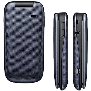 Kyocera Cadence LTE S2720 Flip phone 4G- Blue (Verizon Wireless Prepaid) Renewed