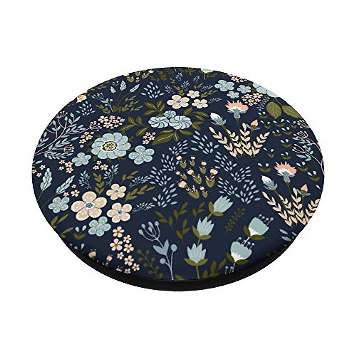 Cute Flower Cool Tropical flowers Floral Blue Pattern Gifts PopSockets PopGrip: Swappable Grip for Phones & Tablets