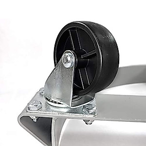 Drum Dolly 1000 Pound Capacity - 30 Gallon Steel Frame Non Tipping (1 Dolly)