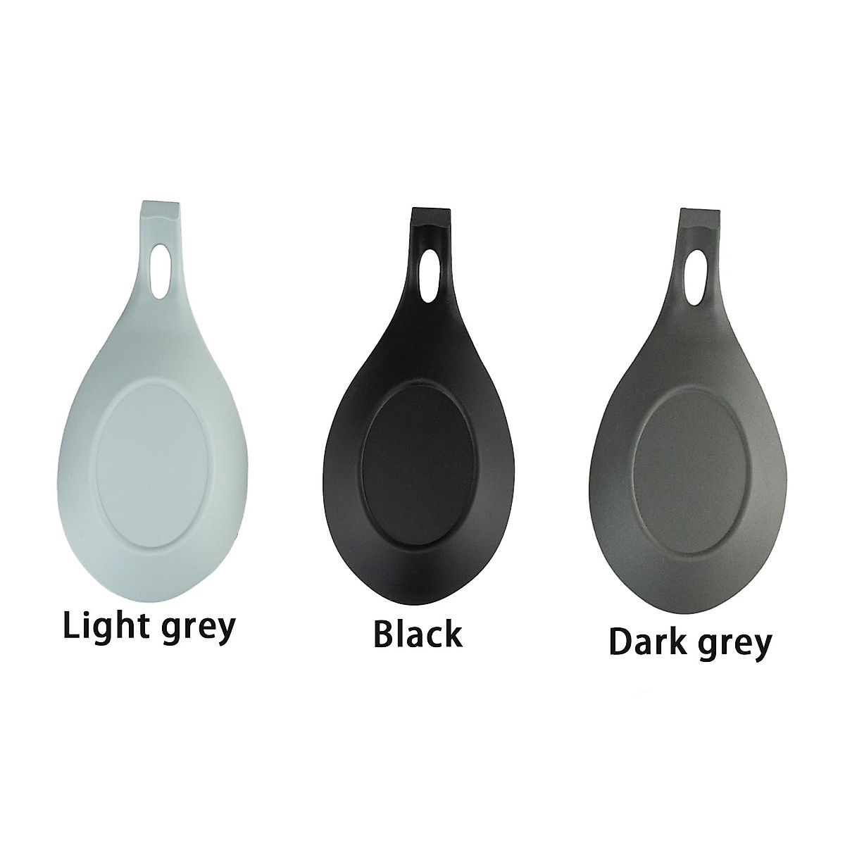 3 Pack Small Silicone Spoon Holder, Silicone Spoon Rest for Stove Top, Heat Resistant Cooking Spoon Holder for Kitchen Counter, Coffee Spoon Rest