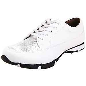 Golfstream Women's Sporty Golf Shoe,White,6 M US