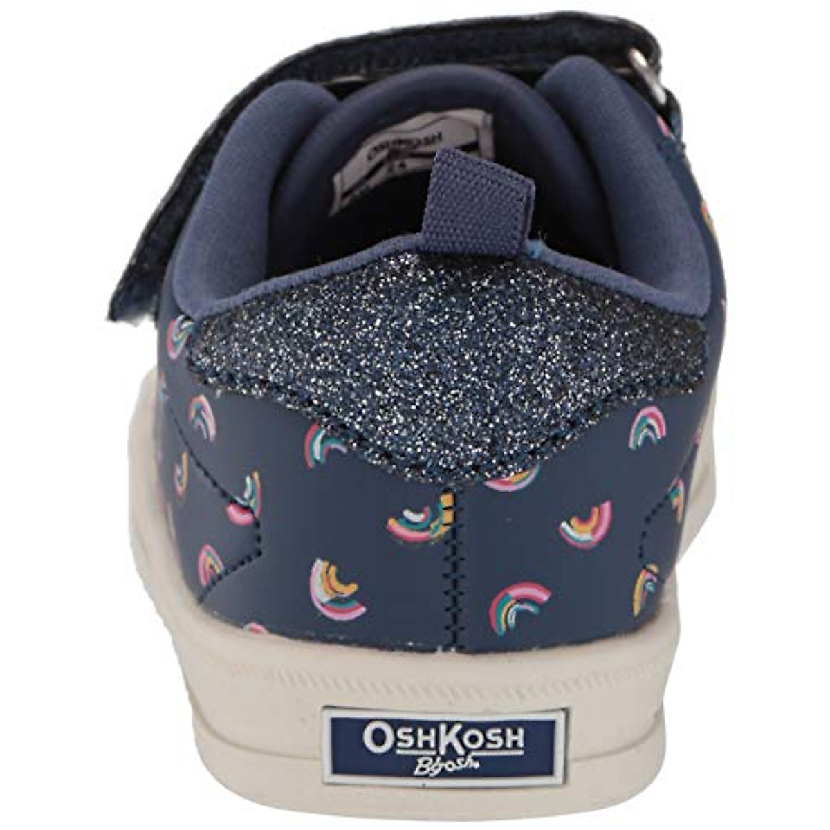 OshKosh B'Gosh girls Garland Sneaker, Navy, 4 Toddler US