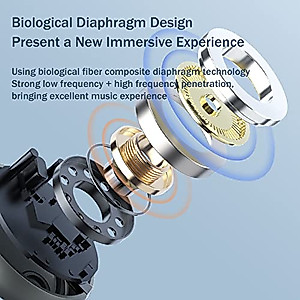 Pink Sleep Earbuds Noise Cancelling for Sleeping Bluetooth Headphones Ultra Smallest Invisible Mini Wireless Ear Buds for Side Sleepers Workout Waterproof Earpiece Stereo HiFi Sound for Android iOS