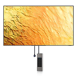 SAMSUNG QN85QN800BFXZA 85" 8K QLED Quantum Mini LED HDR Smart TV with an Austere 5S-PS8-US1 V-Series 8-Outlet Power w/Omniport USB (2022)