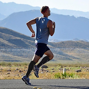 Double Couple 6 Pairs Compression Socks for Men Women 20-30mmhg Knee High Support for Sports Circulation