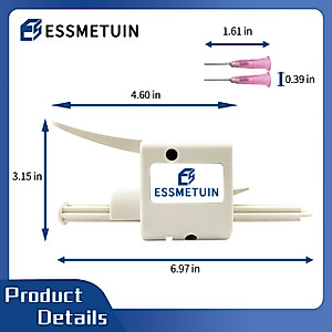 Solder Paste Glue Dispenser for 10cc Solder Paste Flux, Extruder for Syringe Solder Paste, (Single Glue Dispenser, Solder Flux Excluded)