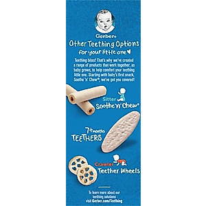 Gerber Snacks for Baby Teethers, Strawberry Apple Spinach, 1.7 oz Box (12 Pack)