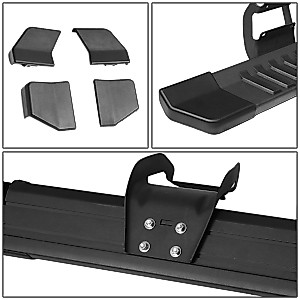 Auto Dynasty 6 Inches Running Boards Compatible with 2015-2024 Ford F-150, F-250, F-350 Supercrew Cab, Aluminum Black Powder-Coated Side Steps, Nerf Bars