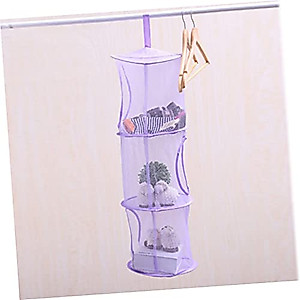 Cabilock Toy Animals Stuffed Sloth Plush Toy Hanging Mesh Bag Hammock Storage Organizer Hanging Net for Stuffed Animals Toy Storage Hanging Storage Organizer Toy Storage Basket Hanging Cage