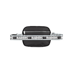 FOCO Las Vegas Raiders NFL Team Wordmark Crossbody Belt Bag
