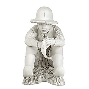 Design Toscano Gone Fishing Fisherman Statue