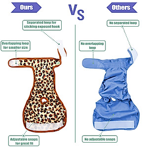 wegreeco Washable Female Dog Diapers (Pack of 3)