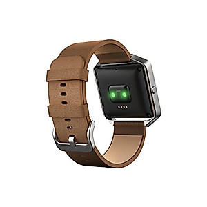 Fitbit Blaze Accessory Band, Leather, Camel, Large