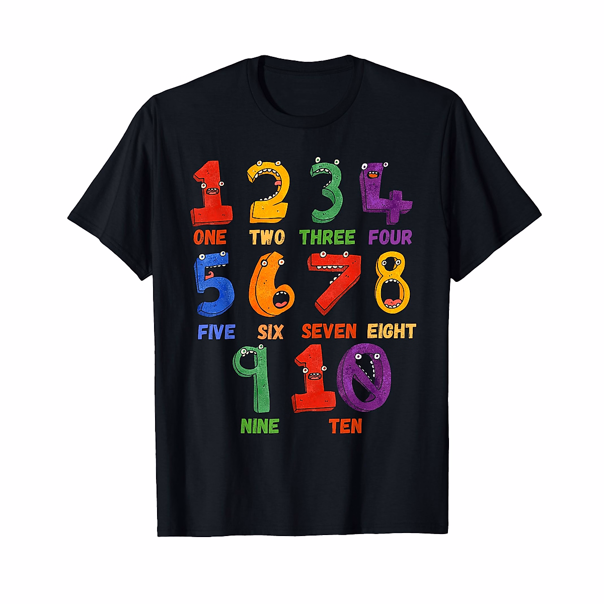 Learning Math Numbers Counting Funny Back to School Teacher T-Shirt