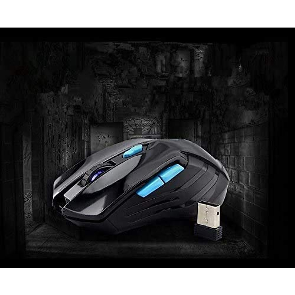 UniFire V60 Waterproof 2.4G Wireless Gaming Keyboard with Mouse DPI Control For DESKTOP PC Laptop Wireless Keyboard Mouse Combos (black)
