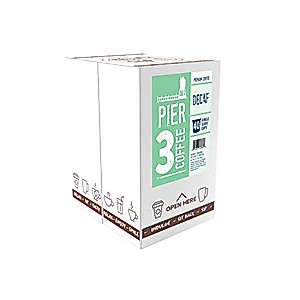 Pier 3 Light Roast Decaf Coffee Pods, Compatible with 2.0 K-Cup Brewers, 40 Count