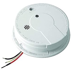 Kidde Smoke Detector, Hardwired with Battery Backup & Interconnect, Battery Included & Smoke Detector, Hardwired Smoke Alarm with Battery Backup & Interconnect Capability