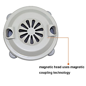 FBULWSEC BF-004 Pipeless Magnetic Jet Head Motor for LURACO Jet Motor Pedicure Spa Tubs Wet End Use Magnetic Head with Pedicure Liners includes Propeller and Cap