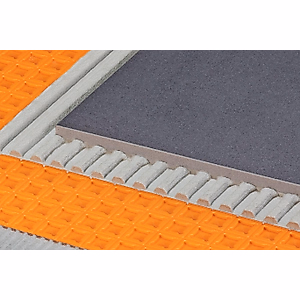 Schluter Ditra Uncoupling and Waterproofing Membrane for Ceramic and Stone Tile Installations - Interior Use, Polyethylene, 3.5mm Thickness - DITRA30M