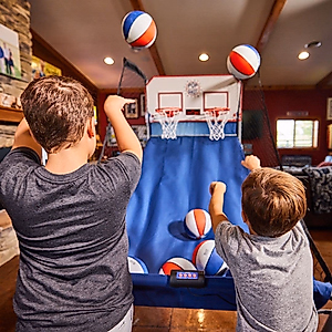 Pop-A-Shot Official Home Dual Shot Basketball Arcade Game - Blue (Blue)