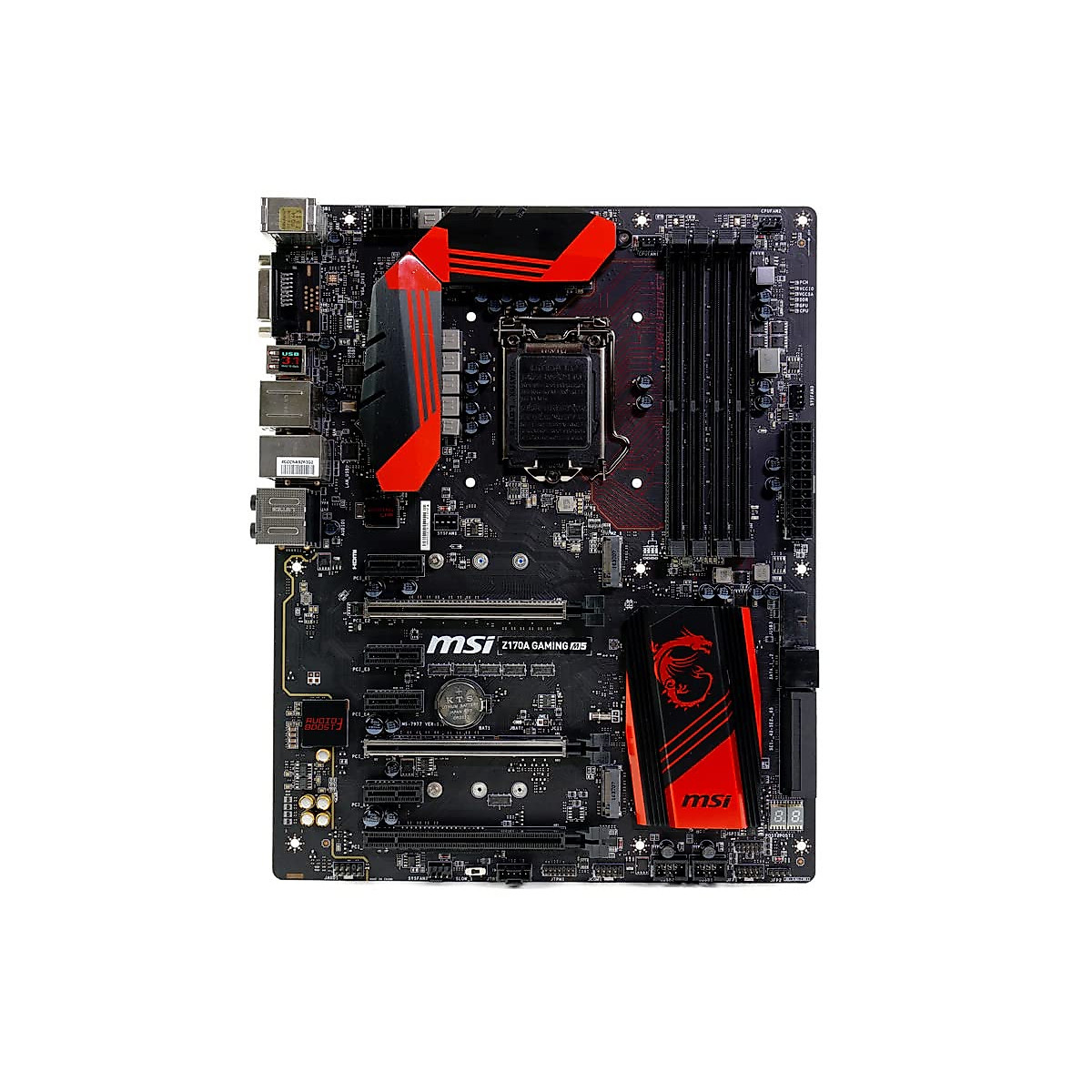 MSI Enthuastic Gaming Intel Z170A LGA 1151 DDR4 USB 3.1 ATX Motherboard (Z170A Gaming M5)