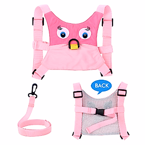 Baby Anti Lost Safety Walking Harness Toddler Safety Leash for Babies and Kids Boys and Girls - Pink