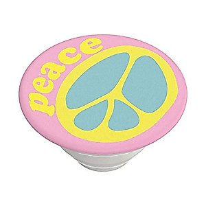 PopSockets PopTop (Top only. Base Sold Separately.): Swappable Top for PopGrip Bases, PopGrip Slide, Otter+Pop & PopWallet+ - Peace Slice