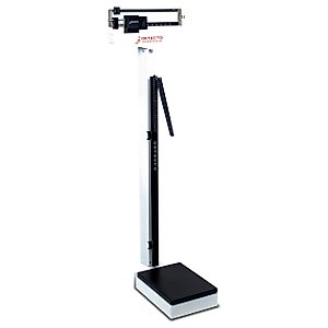 Detecto 439 Weigh Beam Eye-Level Physician Scale with Height Rod, 400 lb x 4 oz Capacity