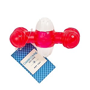 Country Living Quacker Bone Dog Chew Toy - Durable TPR and Nylon Blend for Aggressive Chewers, Fun and Interactive Playtime Companion, Ideal for Dental Support and Reducing Boredom