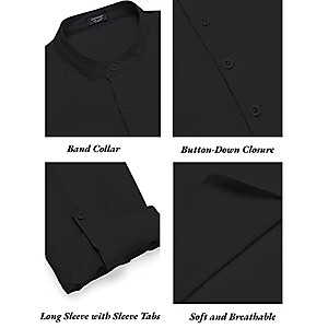 COOFANDY Men's 2 Pieces Linen Set Long Sleeve Henley Shirt and Holiday Beach Pants Casual Yoga Trousers Outfits