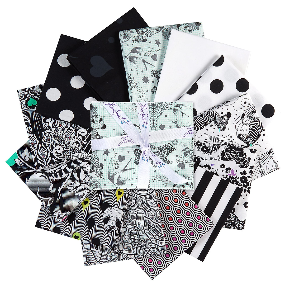 FreeSpirit Tula Pink Fat Quarter 13pcs, Linework Yard