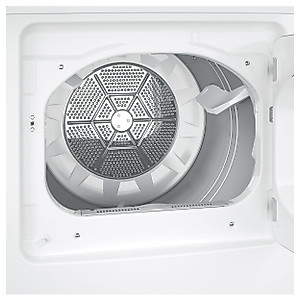 GE GTD45EASJWS Aluminized Alloy Drum Electric Dryer with HE Sensor Dry, 7.2 Cu. Ft. Capacity, White