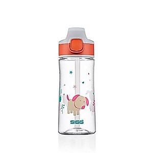 SIGG - Kids Miracle Water Bottle - Puppy Friends - Lightweight Tritan with Leak-Proof Lid - One Hand Children's Drink Bottle - 15 Oz (8731.80)