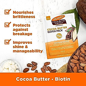 Palmer's Cocoa Butter & Biotin Length Retention Biotin Pack, 2.1 Ounce