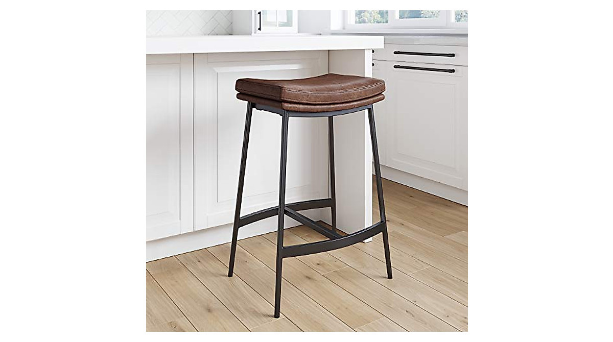 Nathan James Arlo Modern Counter Bar Stool - Comfort & Style