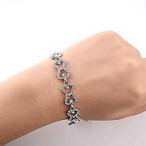 SUU Vampire Diaries Bracelet Vampire Diaries Merch Caroline Rhinestone Bangle Gift for Teen Girls Women