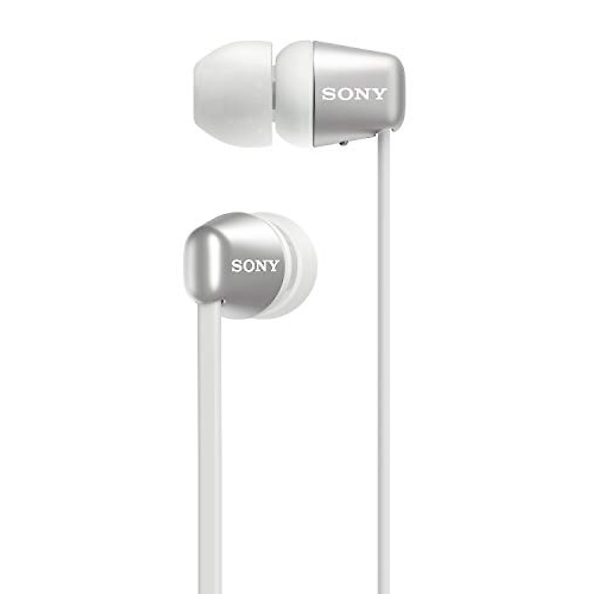 Sony WI-C310 Wireless in-Ear Headset/Headphones with Mic for Phone Call, White (WI-C310/W)