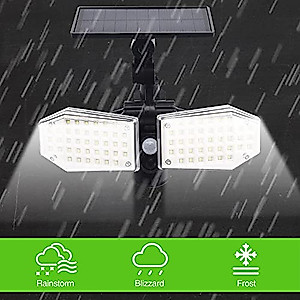 ZHUANYIYI Solar Lights Outdoor,LED Solar Wall Lights Outdoor Waterproof Garden Lighting with PIR Motion Sensor,for Home Garage Villa Street Garden,etc