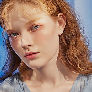 Helicopchain 20Pcs 16G Hypoallergenic Stainless Steel Lip Studs Labret Piercing With 3mm CZ Cartilage Tragus Helix Monroe Piercing Stud Jewelry 6mm 8mm 10mm