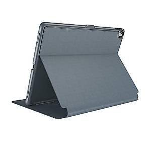 Speck Products Compatible Case for Apple 12.9-inch iPad Pro Case (2015 and 2017 Models), BalanceFolio with Magnets, Stormy Grey/Charcoal (90915-5999)