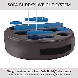 MOOKUNDY - Introducing Sofa Buddy - Convenient Couch Cup Holder, Couch Caddy, Sofa Cup Holder. The Perfect Couch Accessory