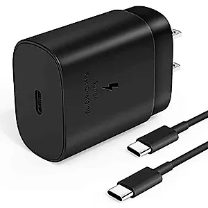 Fast Adaptive Wall Adapter 25W Charger for Oppo Reno A with 4FT (1.2M) UrbanX USB C PD Charging and Data Transfer Cable - Black (US Version with Warranty)
