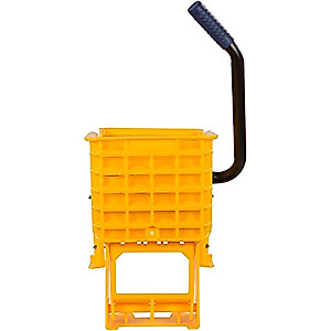 Carlisle FoodService Products 36908W04 Side Press Wringer, 15" Length x 11" Width x 9.88" Height, Yellow, For 26 qt and 35 qt Mop Bucket