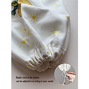 Hglian Farmhouse Grocery Plastic Bag Holder Dispenser Cute Market Fresh Lemons Buffalo Check Truck Shopping Trash bags Storage Container Organizer Lemons Kitchen Decor Yellow Blue