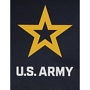 Ann Arbor T-shirt Co. US Army Collared Polo | U.S. Military Infantry Armor Licensed Shirt with Collar for Men Women - (Black, L)