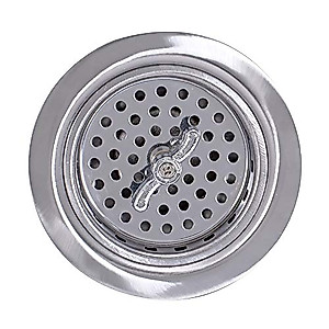 EZ-Flo Kitchen Sink Strainer with Die-Cast Slip Joint Nut, Spin and Seal, 3-1/2 Inch to 4 Inch Opening, Stainless Steel, 30009